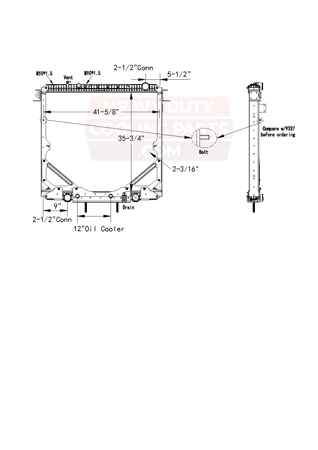 Freightliner Radiator 30100R - Rocky Mount Radiator & A/C