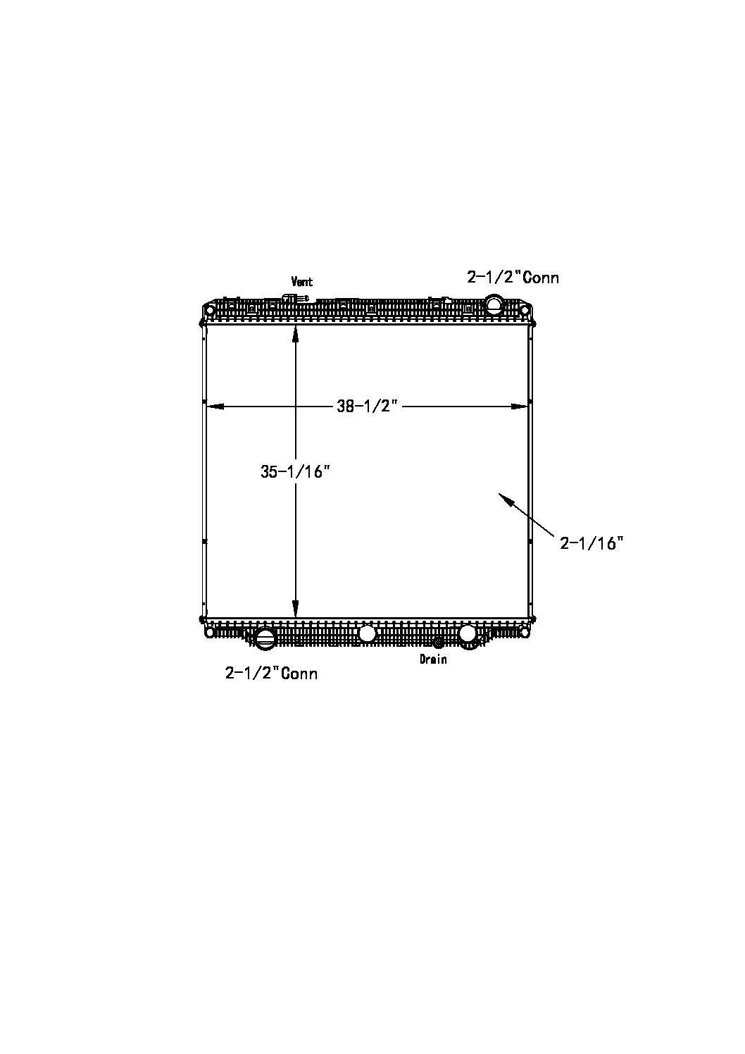 Freightliner Radiator 30128R - Rocky Mount Radiator & A/C