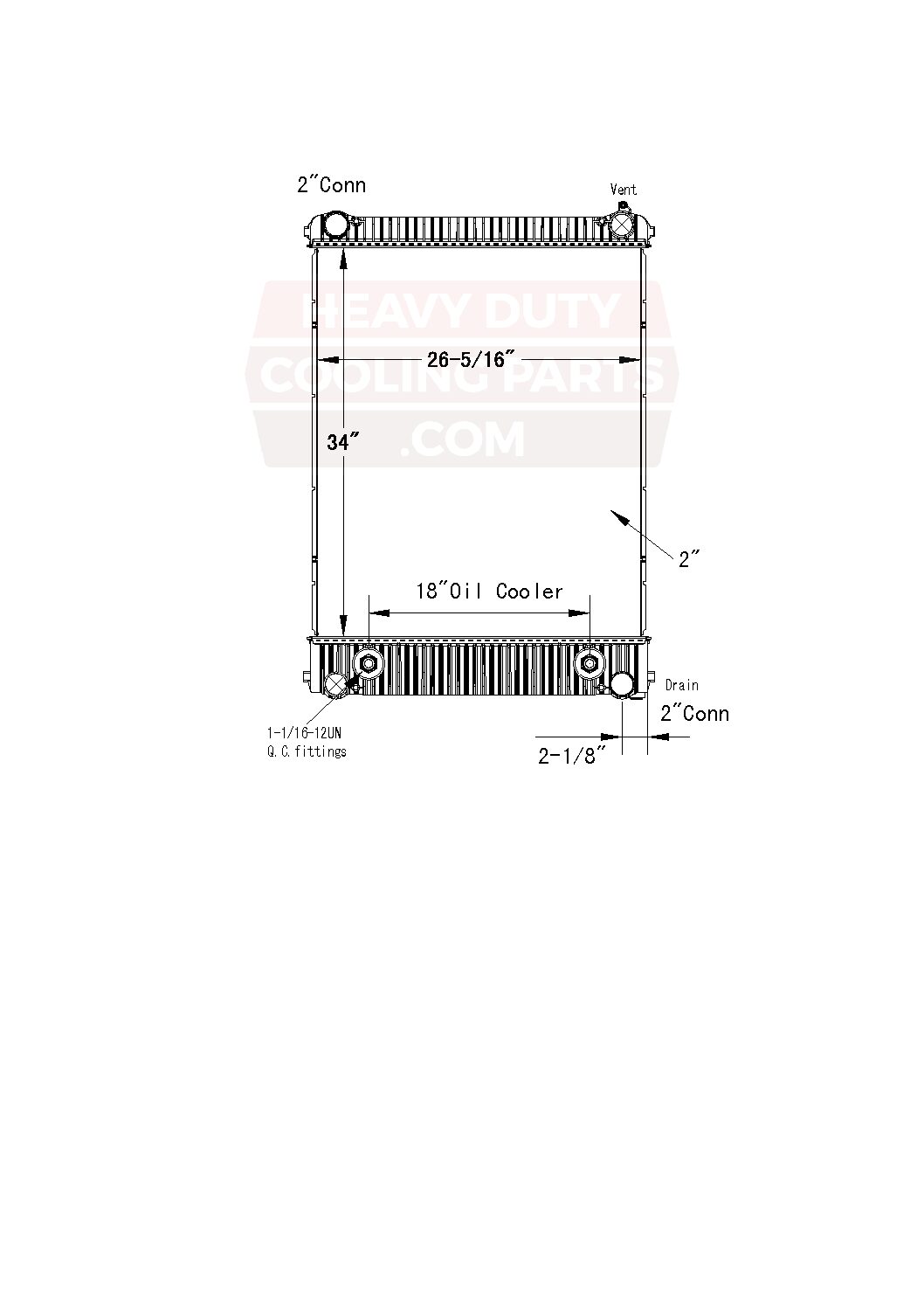 Freightliner / Sterling Radiator 3030R - Rocky Mount Radiator & A/C