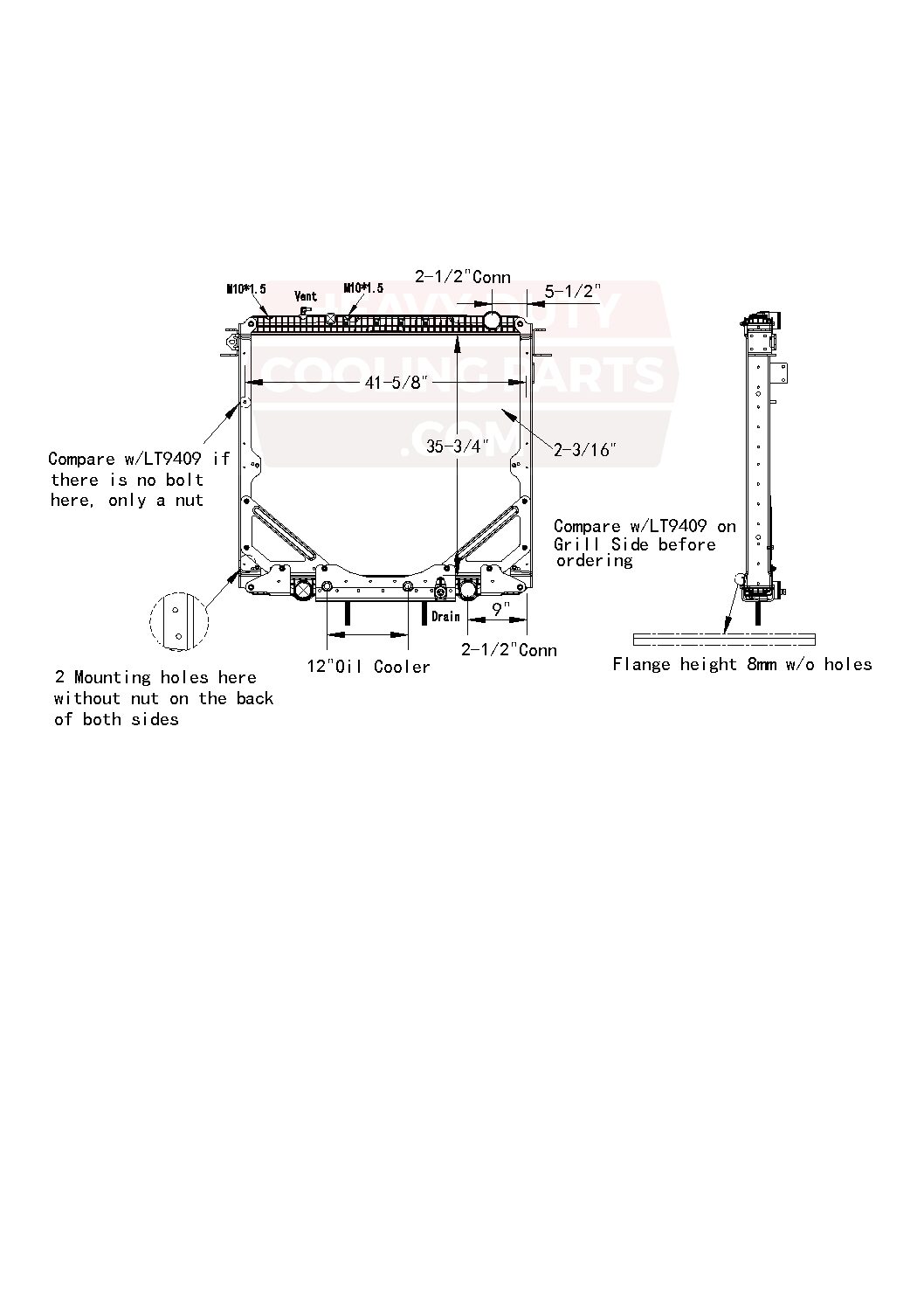 Freightliner/Western Star Radiator 3089R - Rocky Mount Radiator & A/C