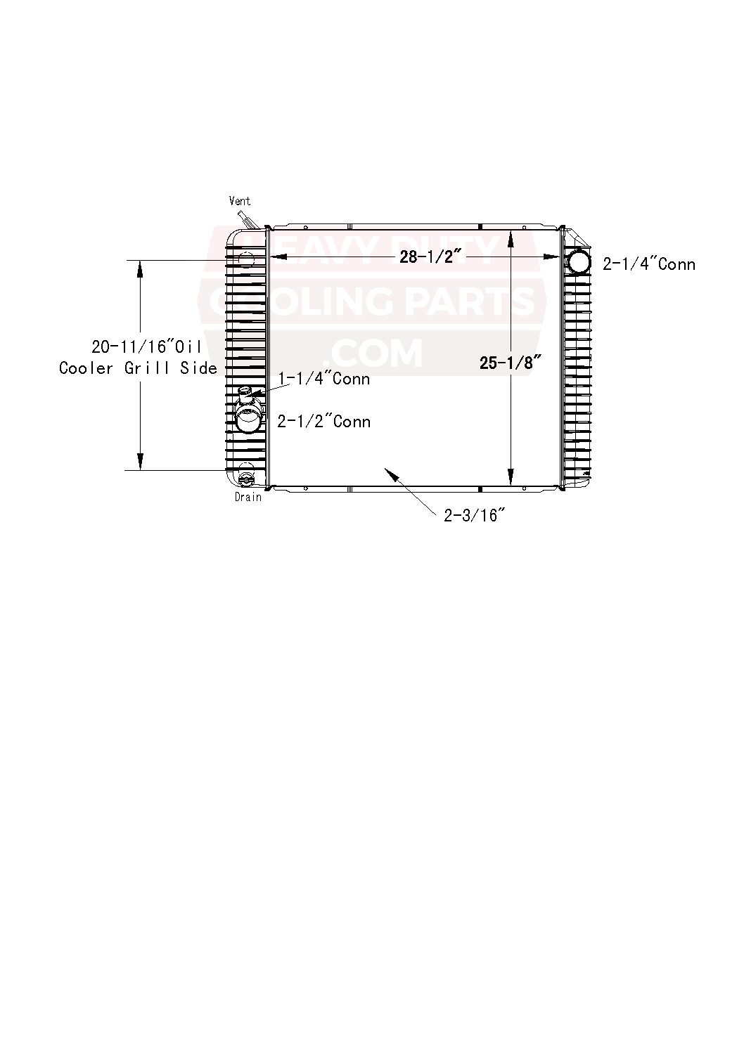 International Radiator 4069R - Rocky Mount Radiator & A/C
