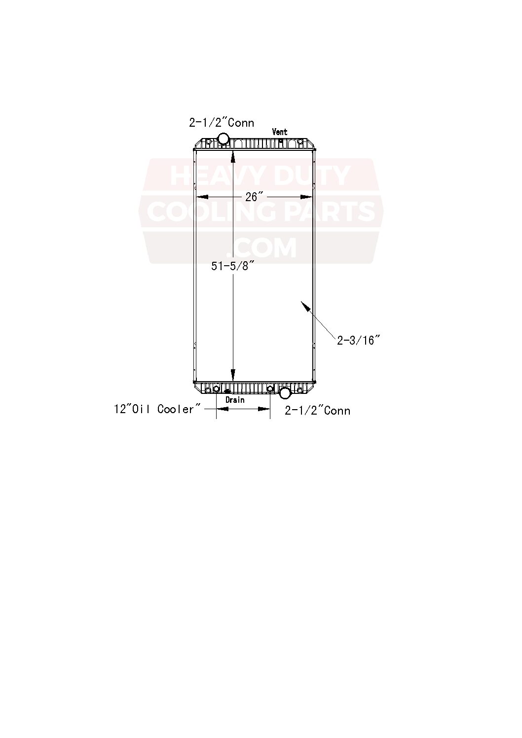International Radiator 409288R - Rocky Mount Radiator & A/C