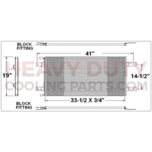 Kenworth Condenser 40702AC - Rocky Mount Radiator & A/C