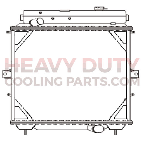 Kenworth Radiator 6006R - Rocky Mount Radiator & A/C