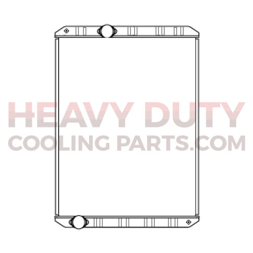 Kenworth Radiator 6008R - Rocky Mount Radiator & A/C