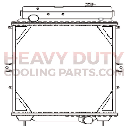 Kenworth Radiator 6021R - Rocky Mount Radiator & A/C