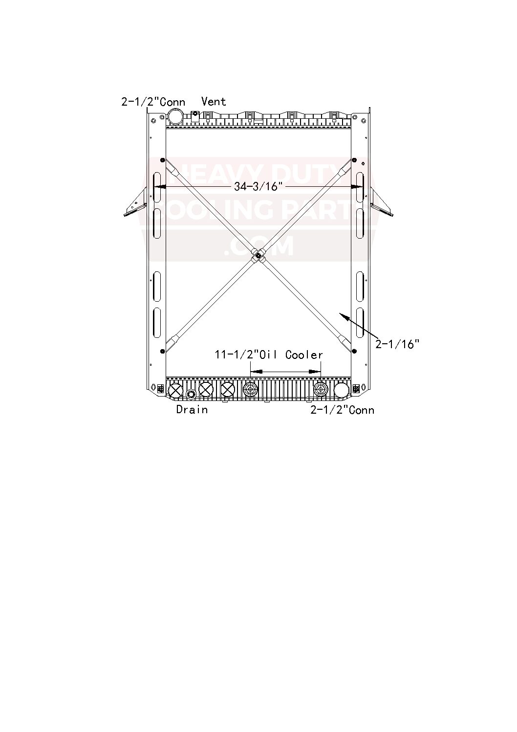 Mack / Volvo Radiator 9052R - Rocky Mount Radiator & A/C