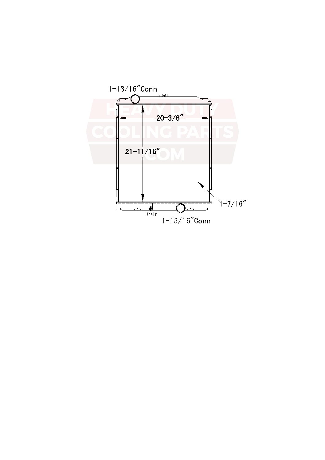 Mitsubishi Radiator 5201R - Rocky Mount Radiator & A/C