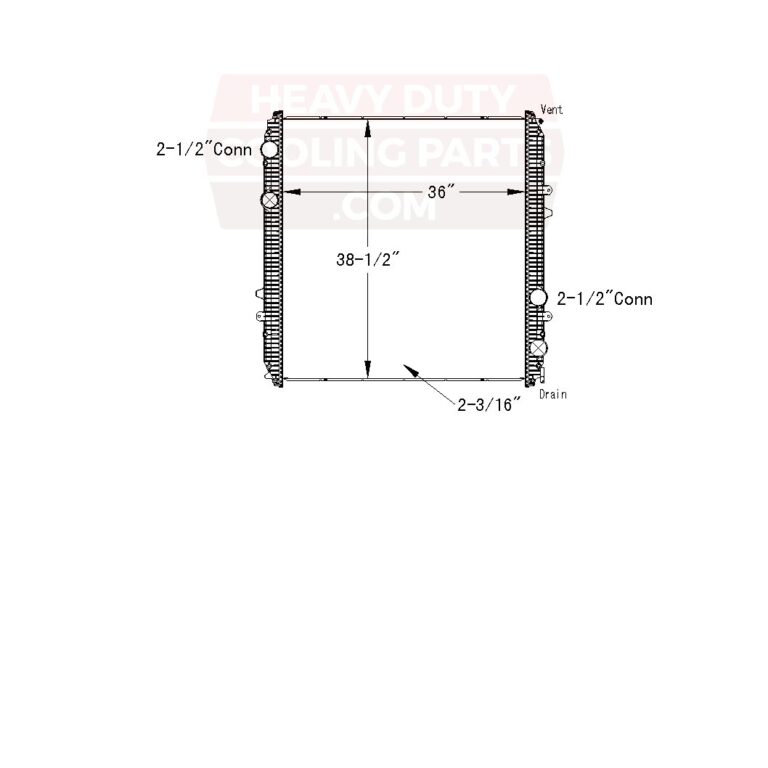 Mack / Volvo Radiator 7018R - Rocky Mount Radiator & A/C