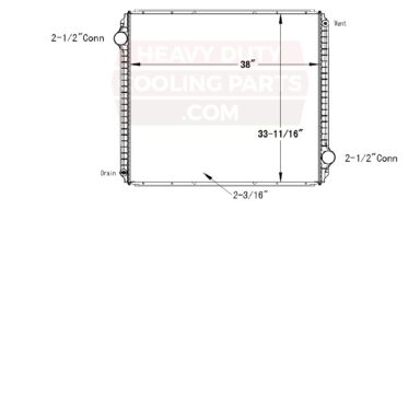 Mack / Volvo Radiator 9052R - Rocky Mount Radiator & A/C