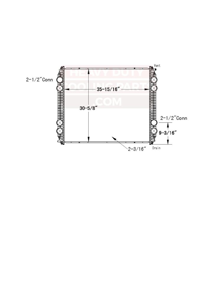 Freightliner / Sterling Radiator 3007R - Rocky Mount Radiator & A/C