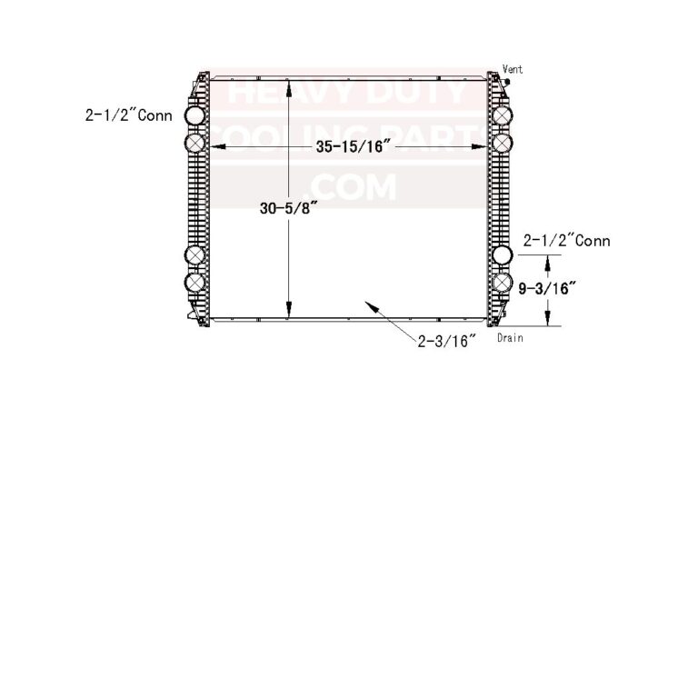 Mack / Volvo Radiator 9052R - Rocky Mount Radiator & A/C