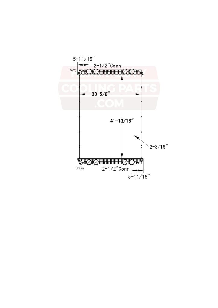 Freightliner Radiator 3032R - Rocky Mount Radiator & A/C