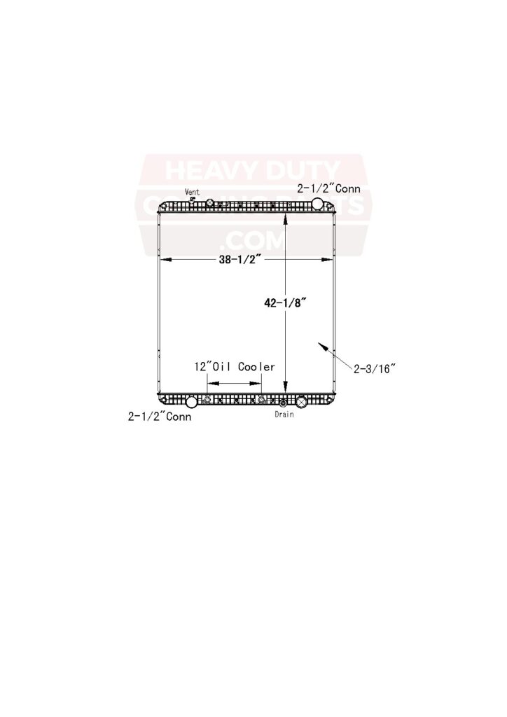 Freightliner / Sterling Radiator 3073R - Rocky Mount Radiator & A/C
