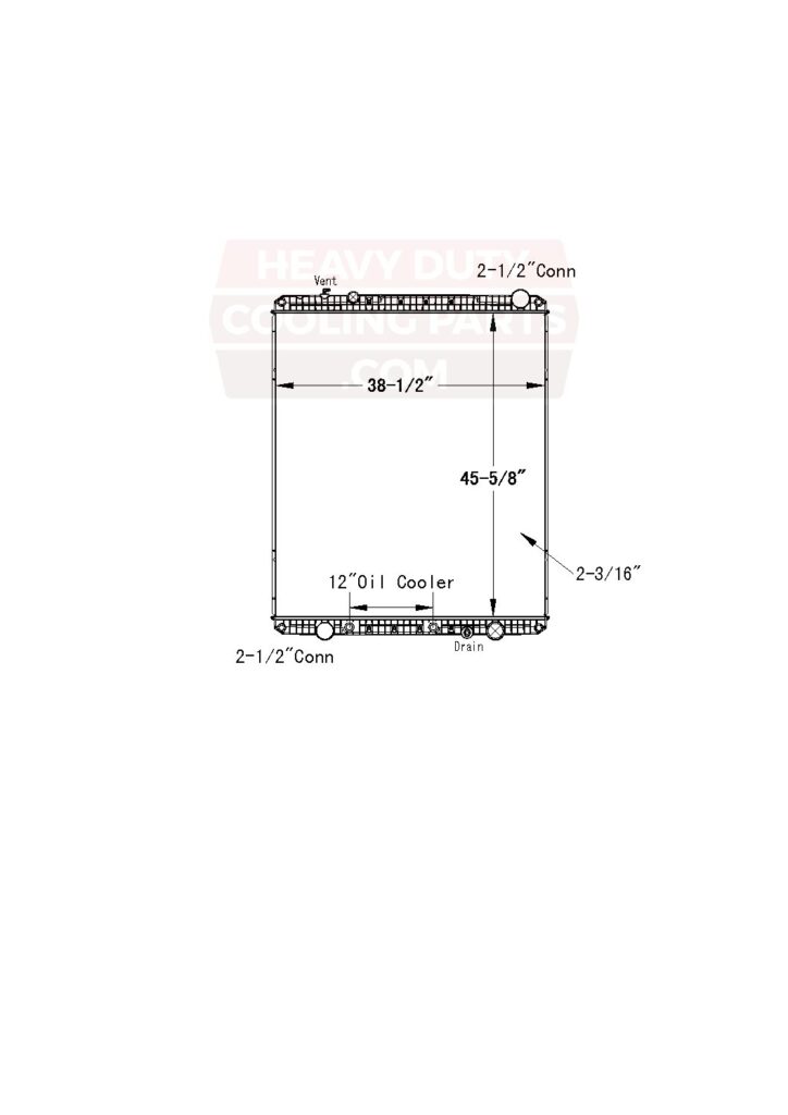 30106R Freightliner Radiator - Rocky Mount Radiator & A/C