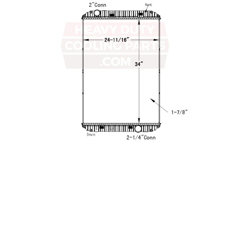 Mack / Volvo Radiator 9052R - Rocky Mount Radiator & A/C