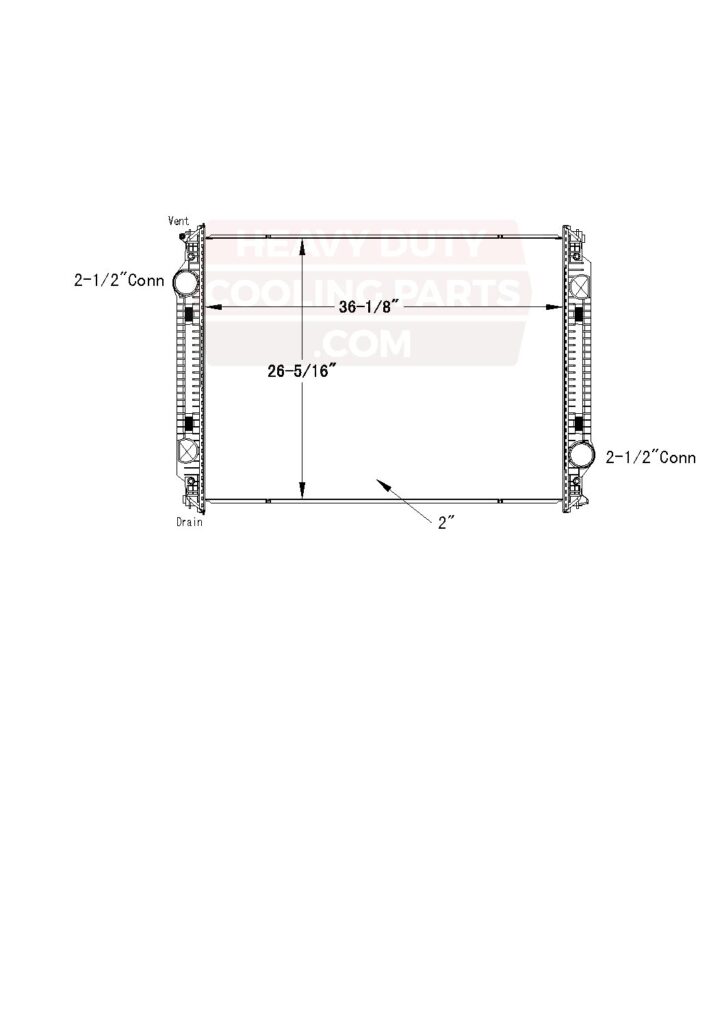 Freightliner / Sterling Radiator 3004R - Rocky Mount Radiator & A/C