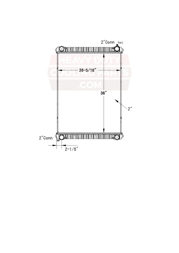 Freightliner / Sterling Radiator 3050R - Rocky Mount Radiator & A/C