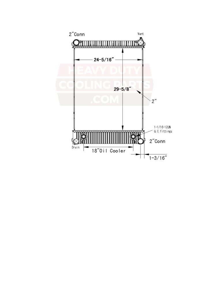 Freightliner / Sterling Radiator 3062R - Rocky Mount Radiator & A/C