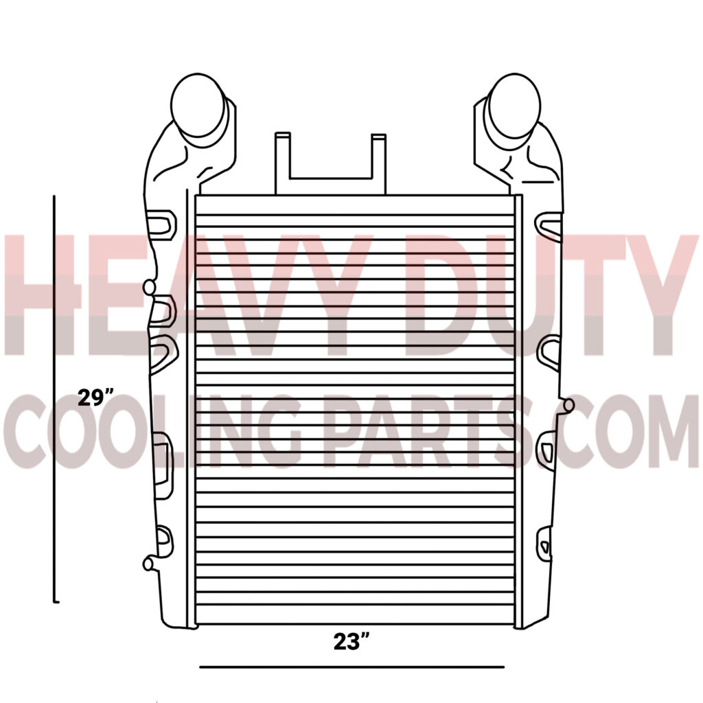 VOLVO / MACK CHARGE AIR COOLER 90822C - Rocky Mount Radiator & A/C