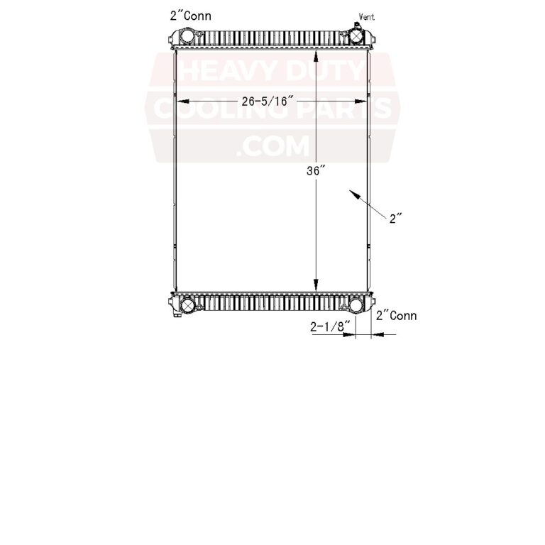 40125R International/Navistar Radiator - Rocky Mount Radiator & A/C