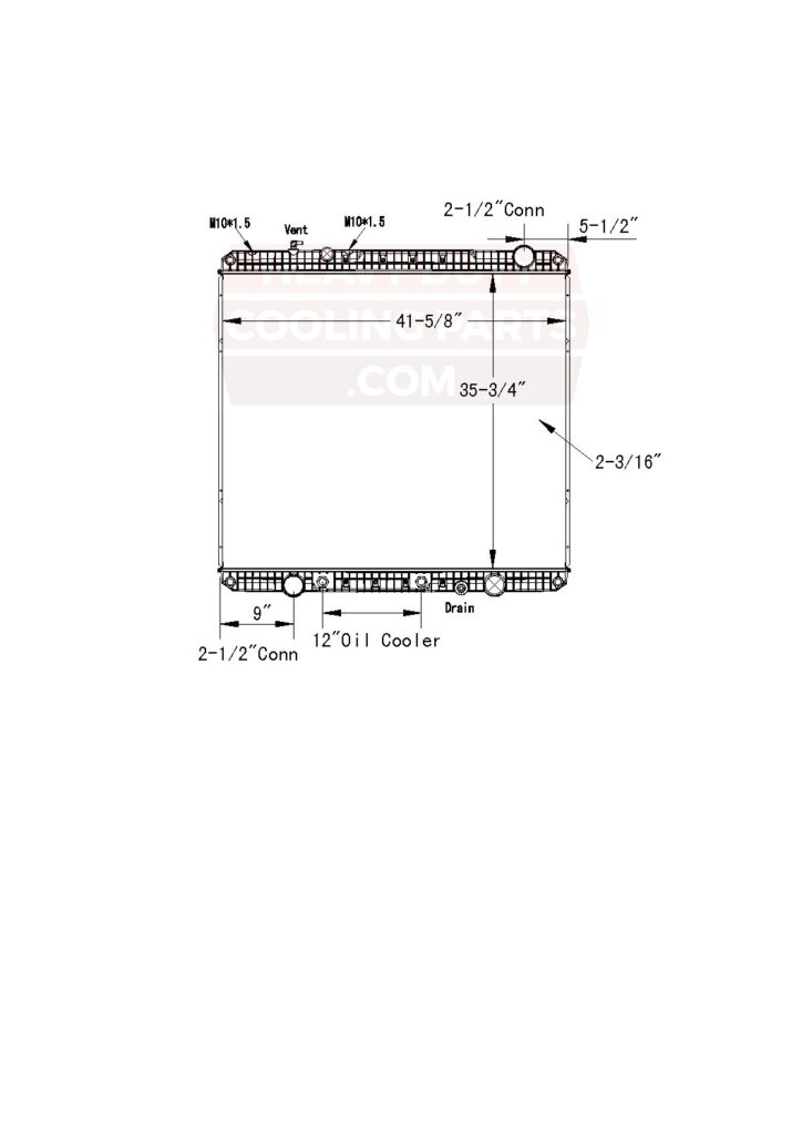 Freightliner Radiator 30100R - Rocky Mount Radiator & A/C