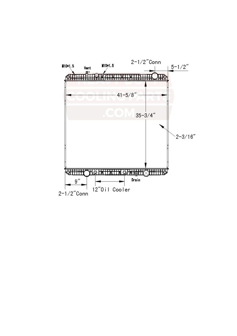 Freightliner Radiator 30100R - Rocky Mount Radiator & A/C