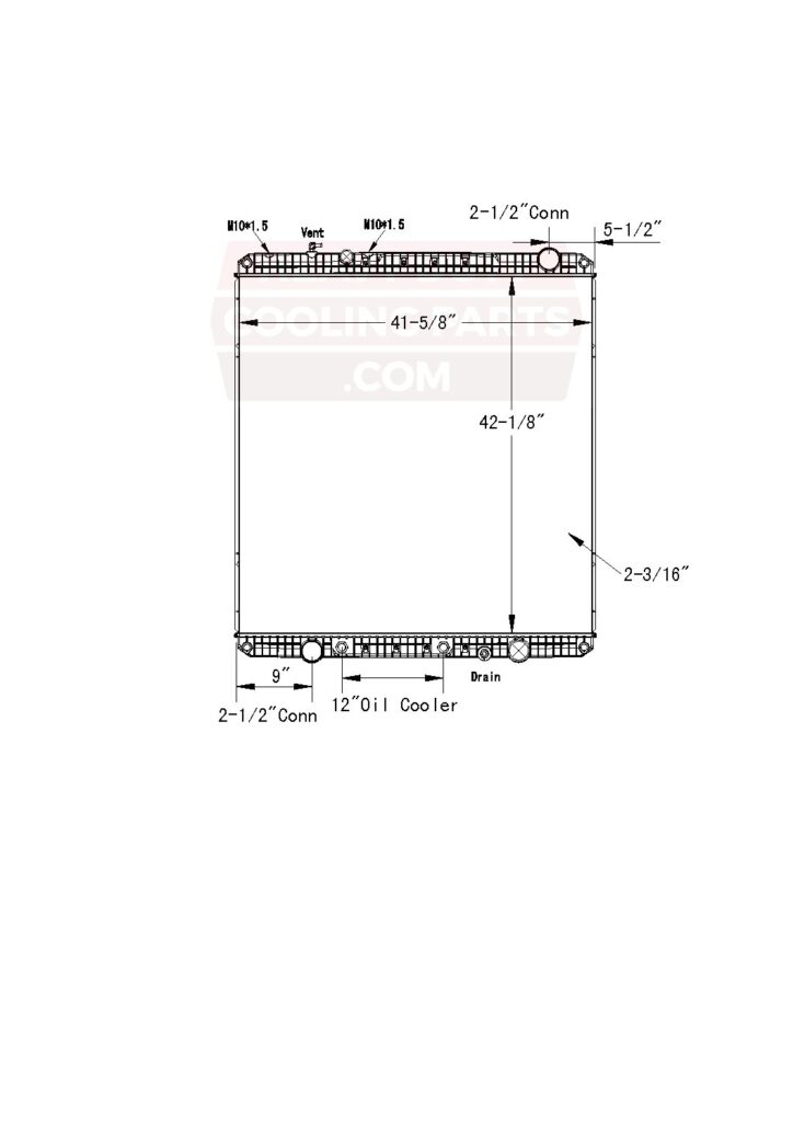30112R Freightliner Radiator/Coronado - Rocky Mount Radiator & A/C