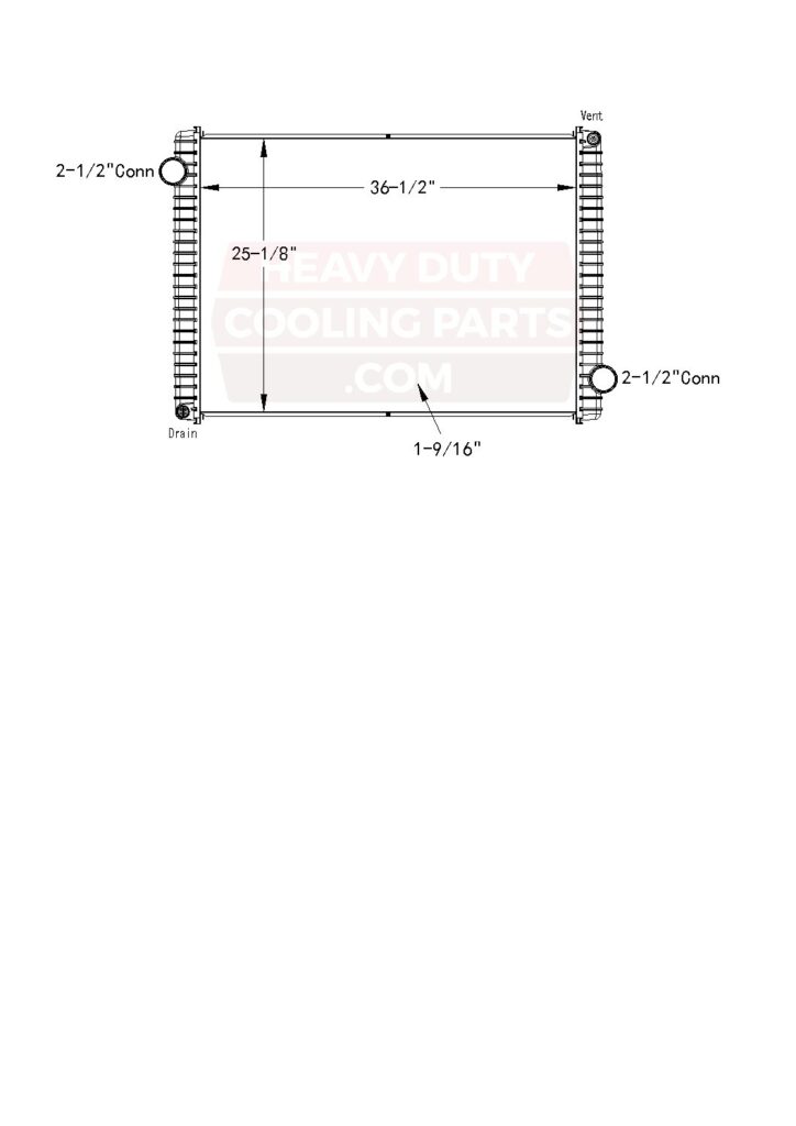 Kenworth Radiator 6003R - Rocky Mount Radiator & A/C