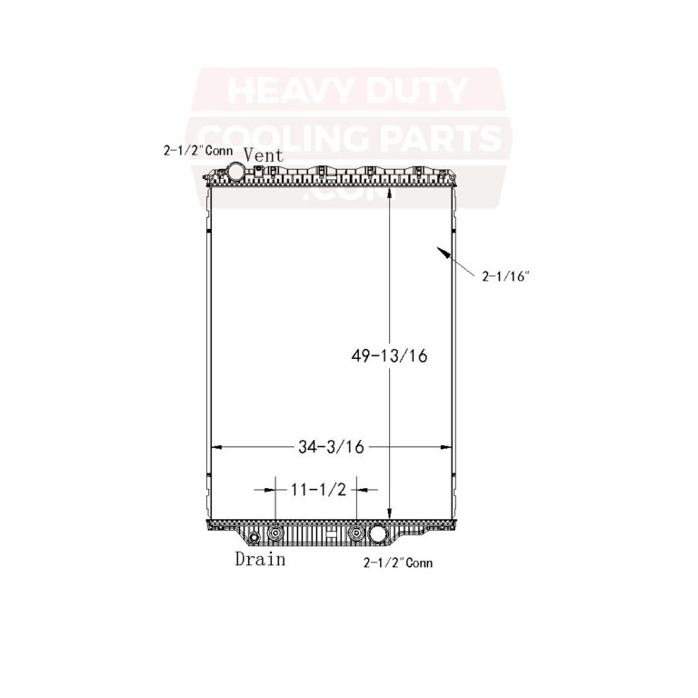 6045R Kenworth/Peterbilt Radiator - Rocky Mount Radiator & A/C