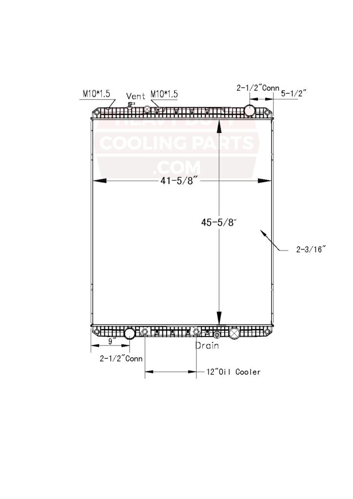 30103R Freightliner Radiator - Rocky Mount Radiator & A/C