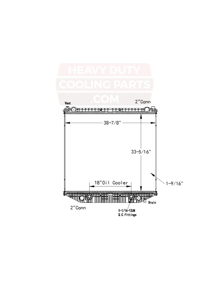 30126R Freightliner Radiator - Rocky Mount Radiator & A/C