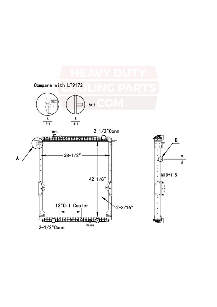Freightliner / Sterling Radiator 3073R - Rocky Mount Radiator & A/C
