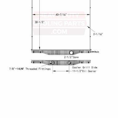40125R International/Navistar Radiator - Rocky Mount Radiator & A/C