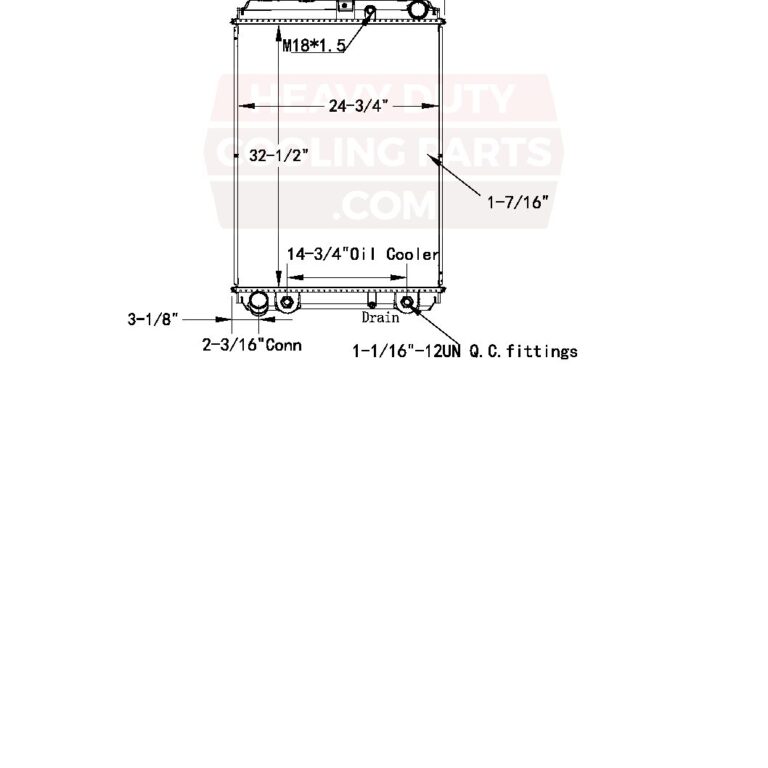 40125R International/Navistar Radiator - Rocky Mount Radiator & A/C