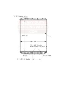 Mack / Volvo Radiator 9052R - Rocky Mount Radiator & A/C