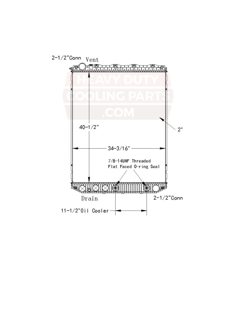 Mack / Volvo Radiator 9052R - Rocky Mount Radiator & A/C