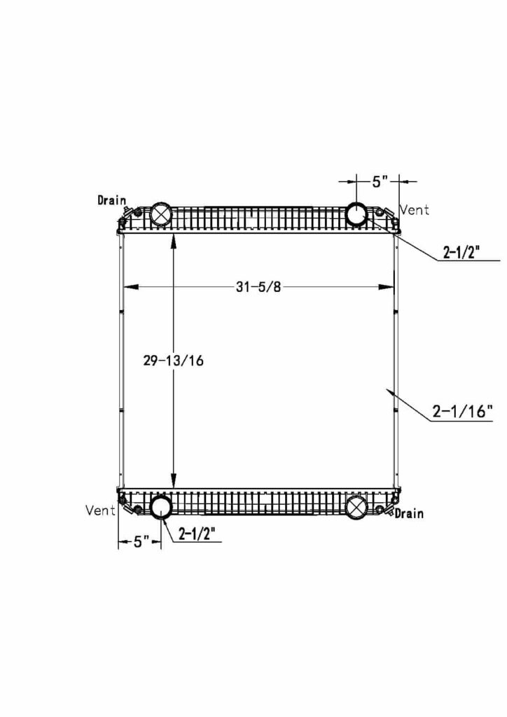 309499R Freightliner Radiator - Rocky Mount Radiator & A/C