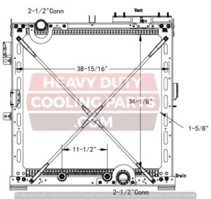 40125R International/Navistar Radiator - Rocky Mount Radiator & A/C